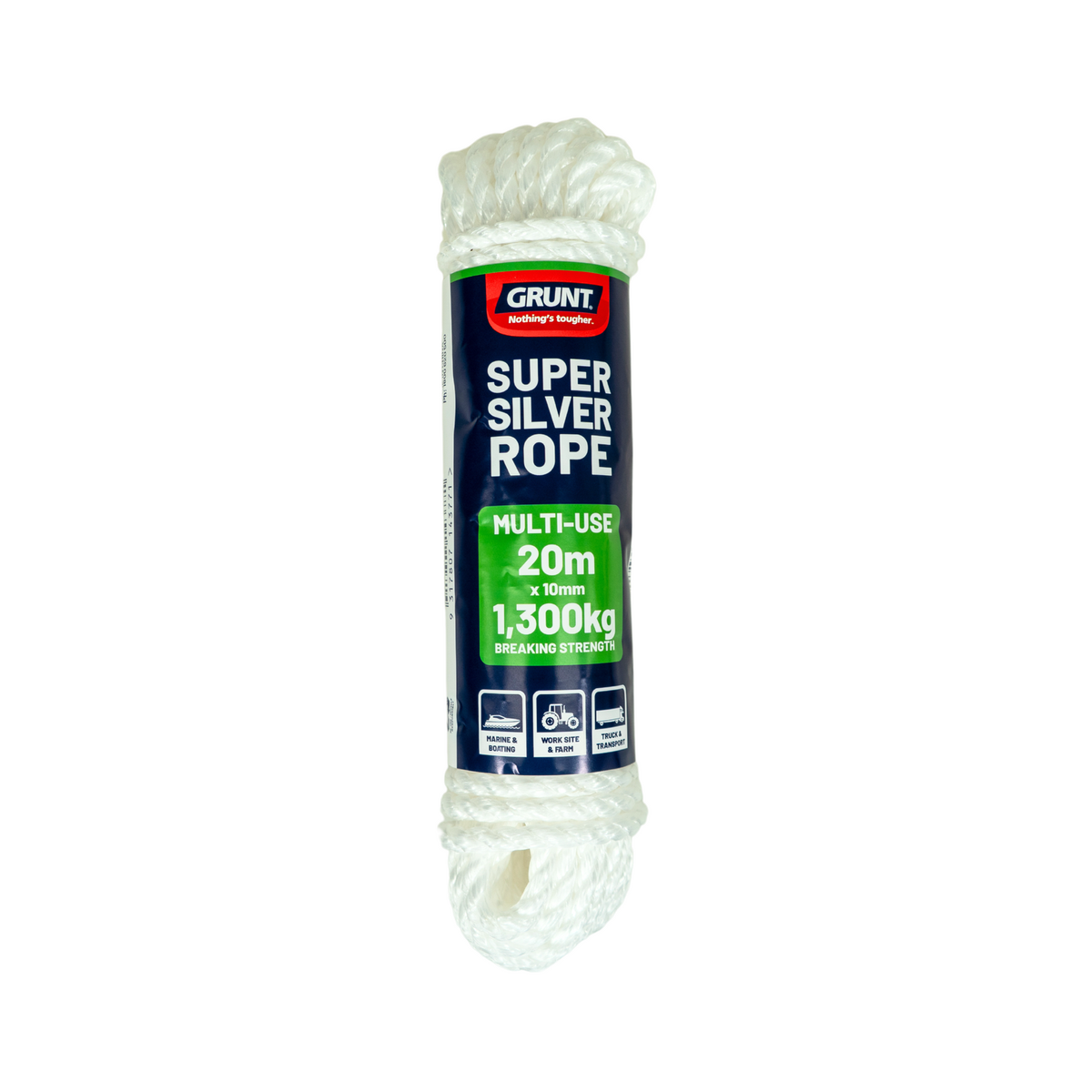 Grunt 10mm x 20m White Super Silver Rope - Bunnings New Zealand