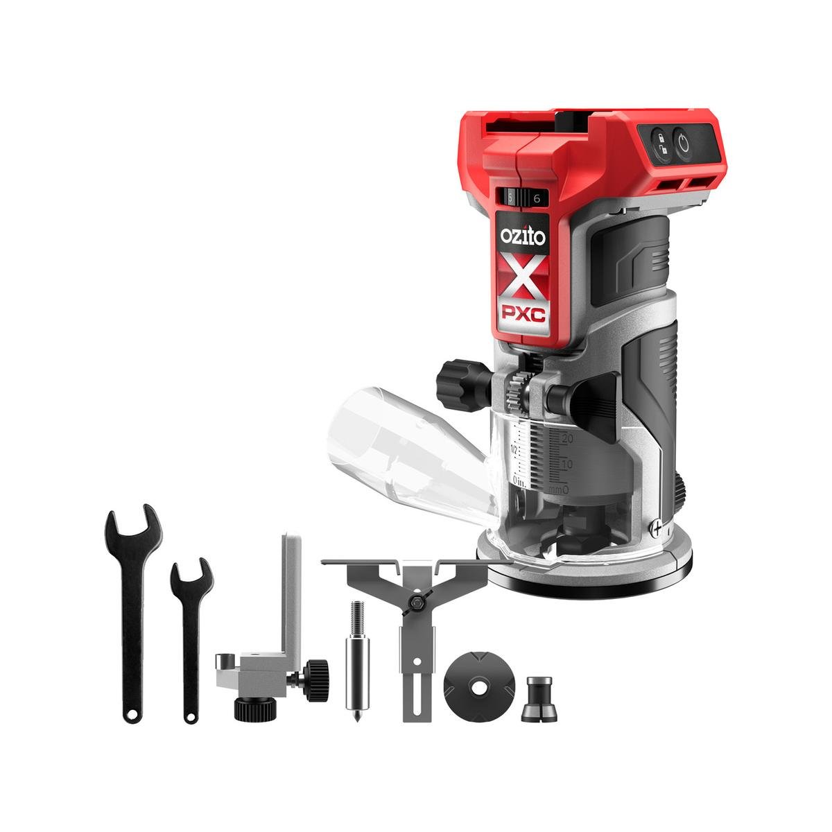 Ozito PXC 18V Brushless Trim Router PXBLTS-018 - Skin Only - Bunnings ...