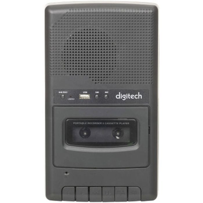DIGITECH Shoebox Cassette Player & Recorder - Bunnings Australia
