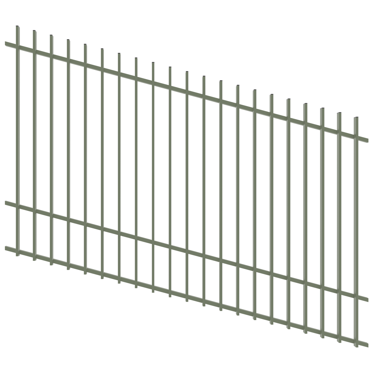 ProtectorAl 1201-2400W x 1500H Pale Eucalypt Radiator Pool Fence Panel ...
