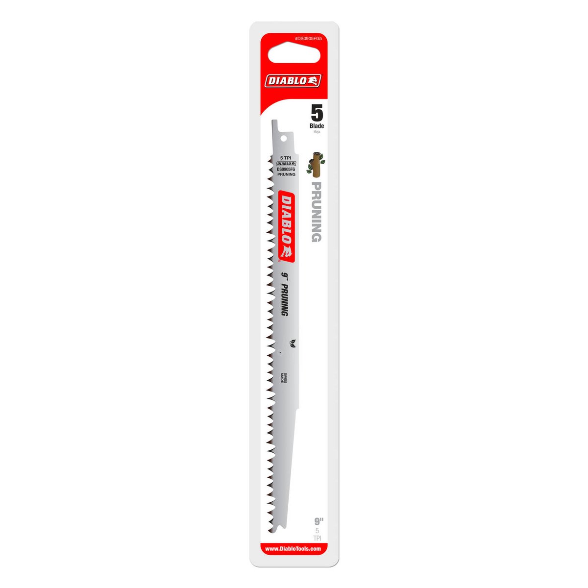 Diablo 9" Fleam Ground Reciprocating Saw Blade for Pruning - Bunnings ...