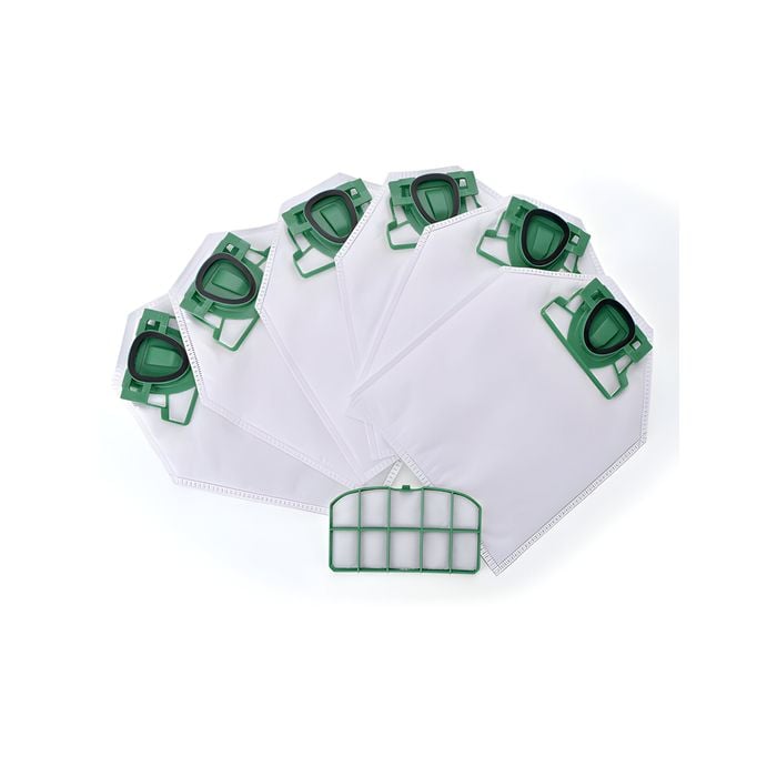 6 X Vacuum Bags And Filter For Vorwerk Kobold Vk200 - Bunnings Australia