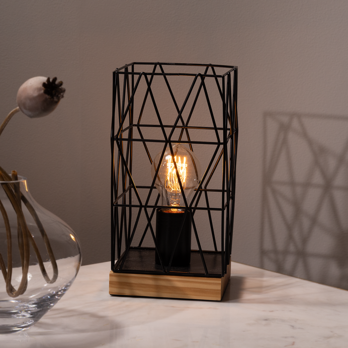 Verve Design Black Zavier Table Lamp - Bunnings Australia