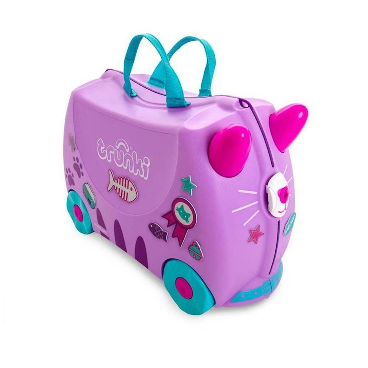 Trunki Ride on Kids Suitcase Luggage Toy Box - Cassie Cat - Bunnings ...