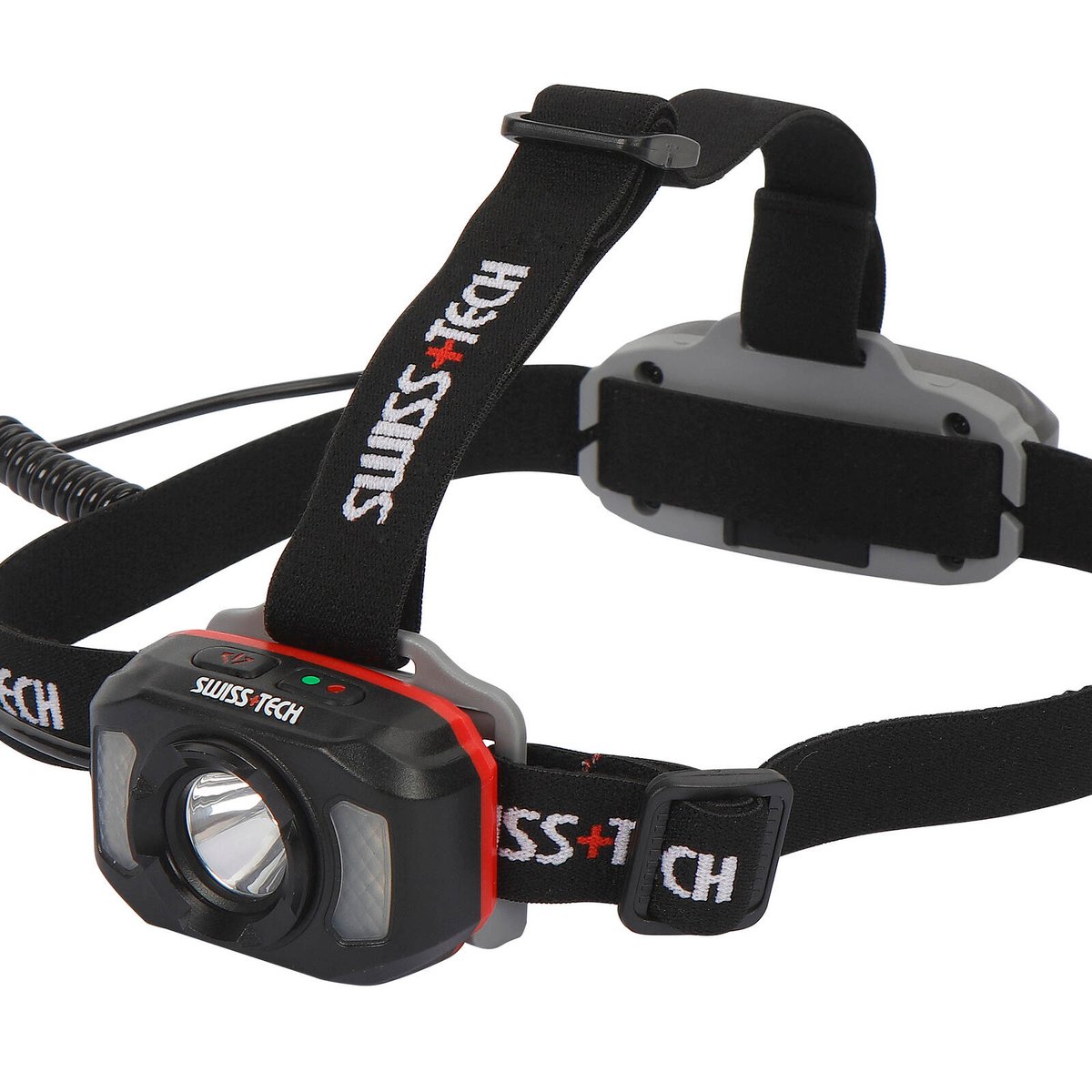 SWISS+TECH 550lm Rechargeable 6 Mode LED Headlamp - Bunnings Australia