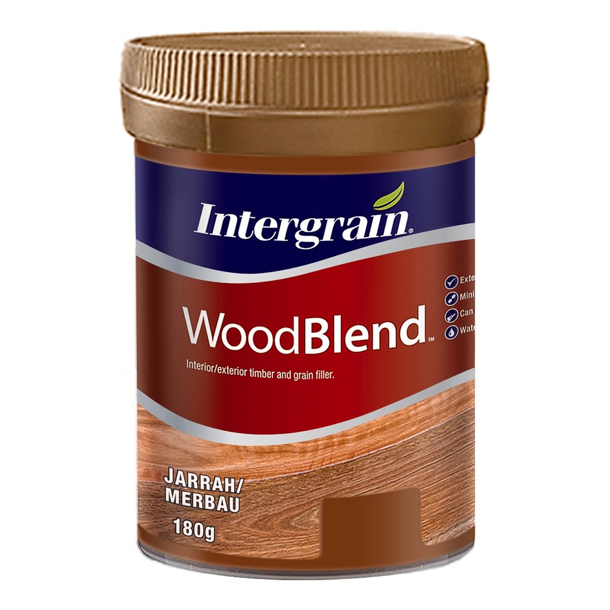 Intergrain 180g Jarrah / Merbau Woodblend Putty - Bunnings Australia