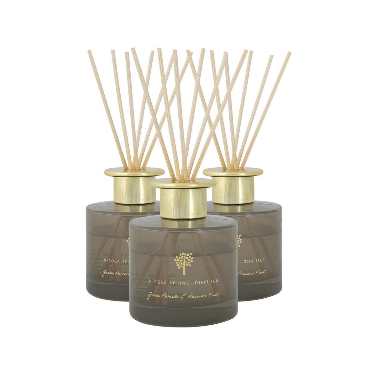 Nicola Spring Scented Reed Diffusers - 200ml - Green Pomelo & Passion ...