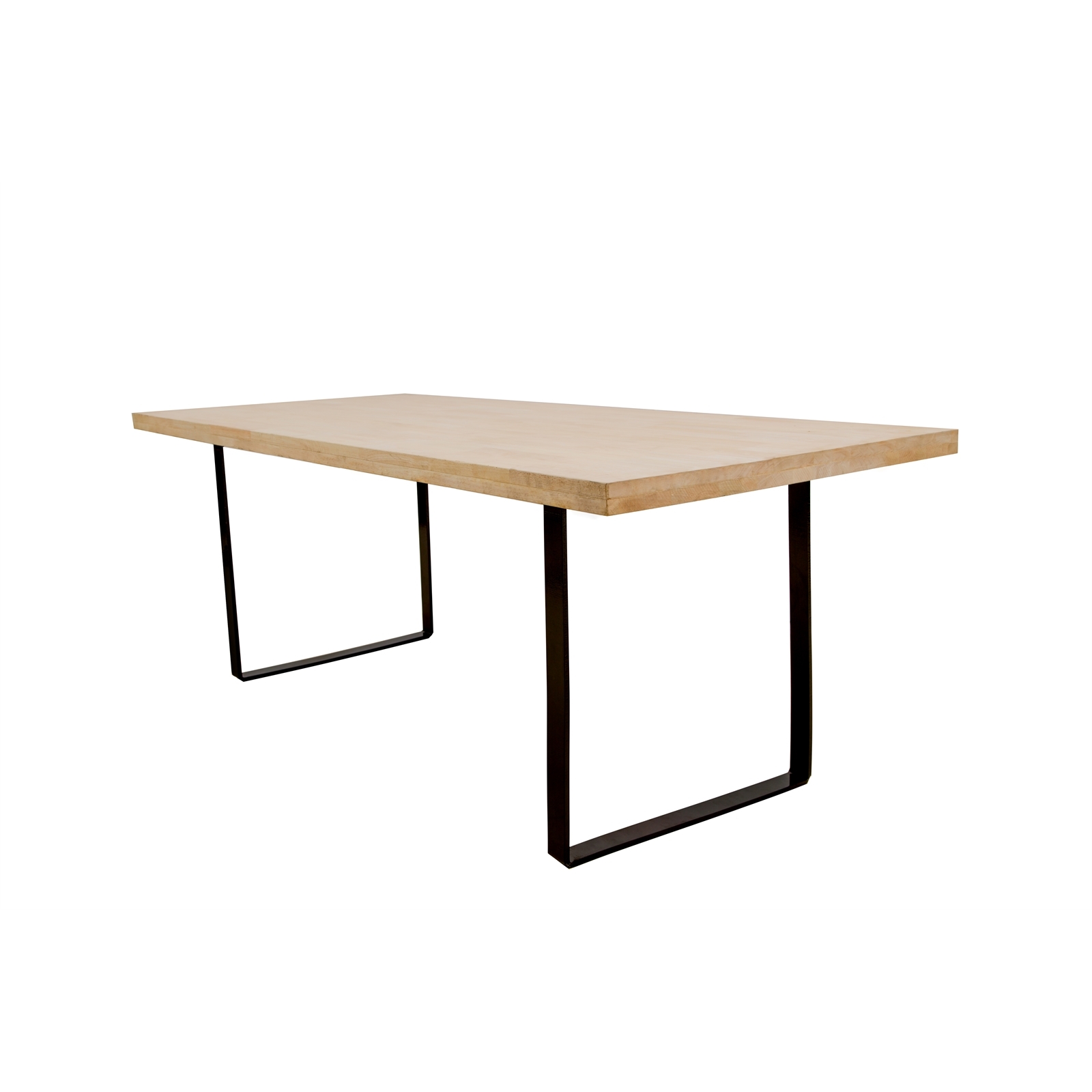 RapidHome 70 x 66 x 5cm Black Tribeca Steel Flat Bar Table Furniture Leg