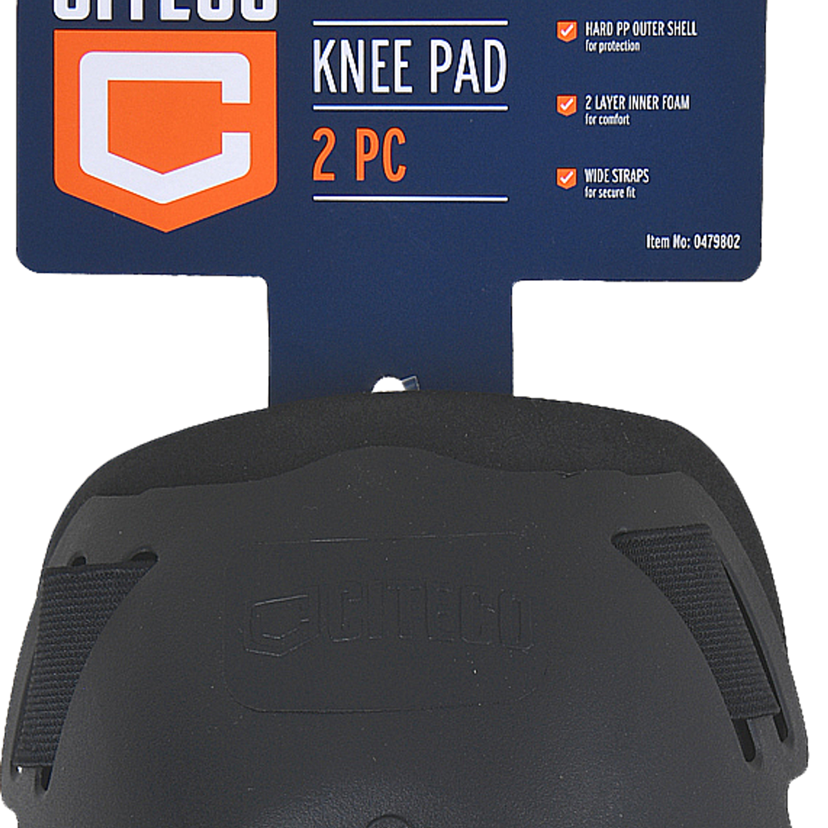 Citeco Hardshell Knee Pads - 2 Pack - Bunnings Australia