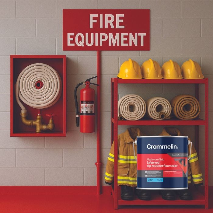 Crommelin 4L Red Maxi Grip Floor Coating - Bunnings Australia