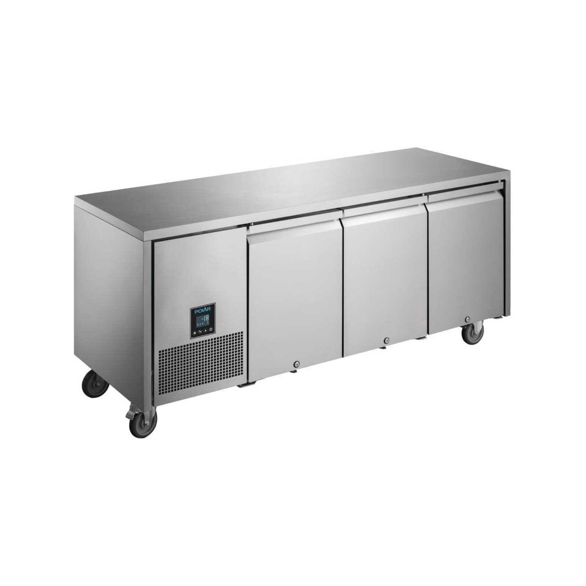 Polar U-Series Premium Triple Door Counter Freezer 420Ltr - Under Bench ...