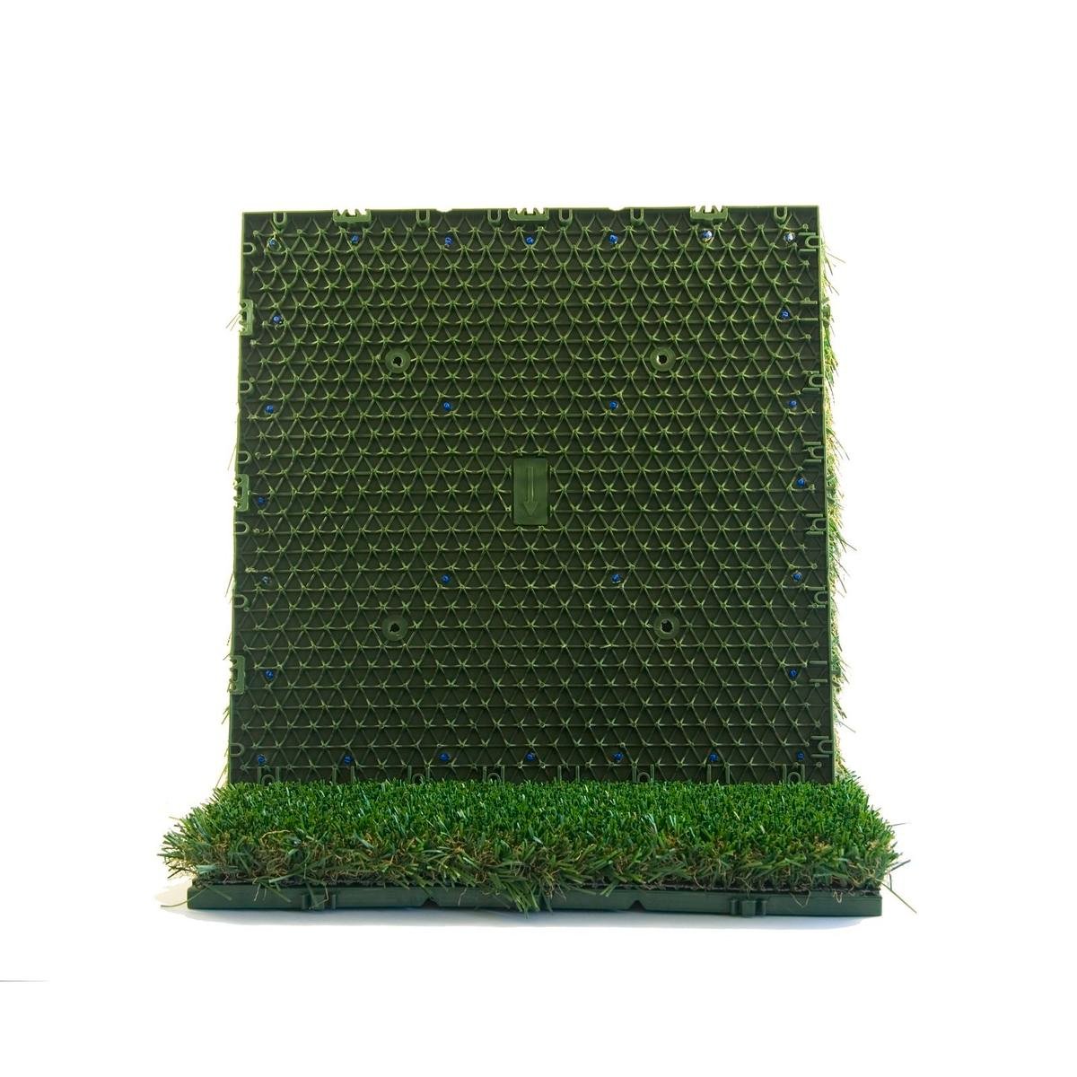 Tuff Turf 40 x 40cm Synthetic Turf Grass Tiles - 6 Pieces - Bunnings ...