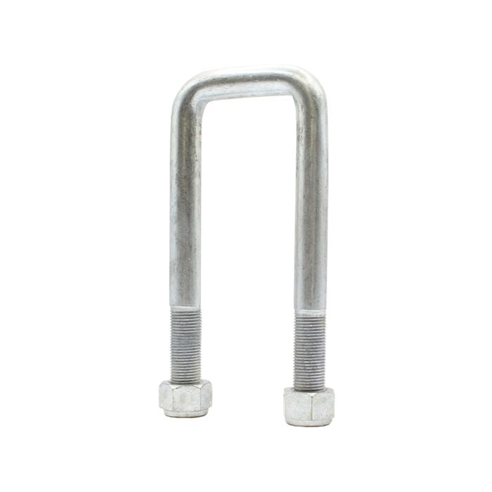 Sunrise U-Bolts with Nyloc Nut 5/8" Zinc - 50mm Square, 165mm ...