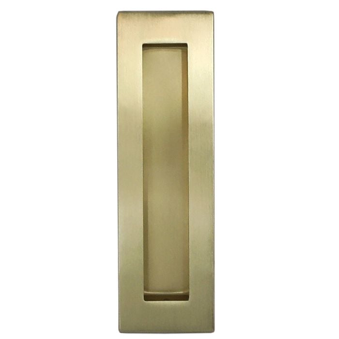 Austyle 150 x 50mm Satin Brass Flush Pull 93749 - Bunnings Australia