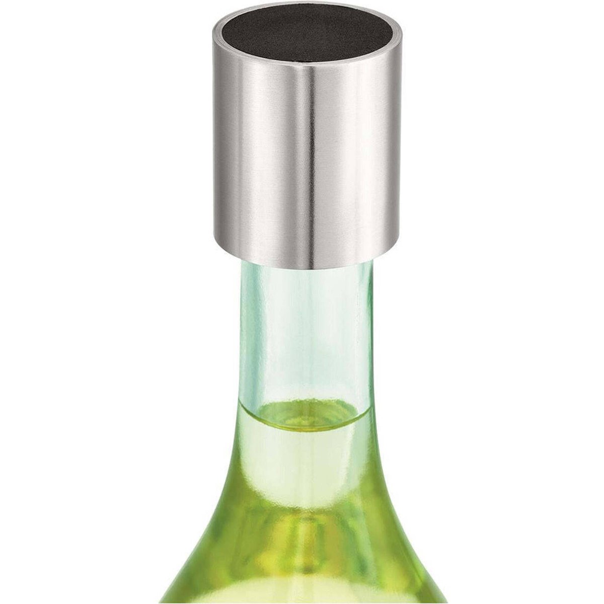 Avanti Stockholm Wine Bottle Stopper - Silver/Black - Bunnings Australia
