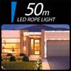 Arlec 50m Coloured LED Rope Light - Bunnings Australia