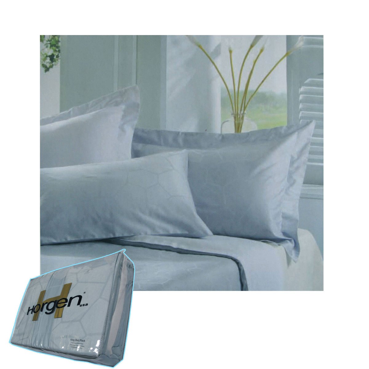 410TC Horgen Globoid Sky Bed Pack King - Bunnings Australia