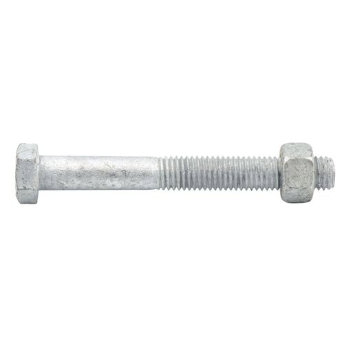 ZENITH M12 x 100mm Hot Dip Galvanised Hex Head Bolts and Nuts - 12 Pack ...