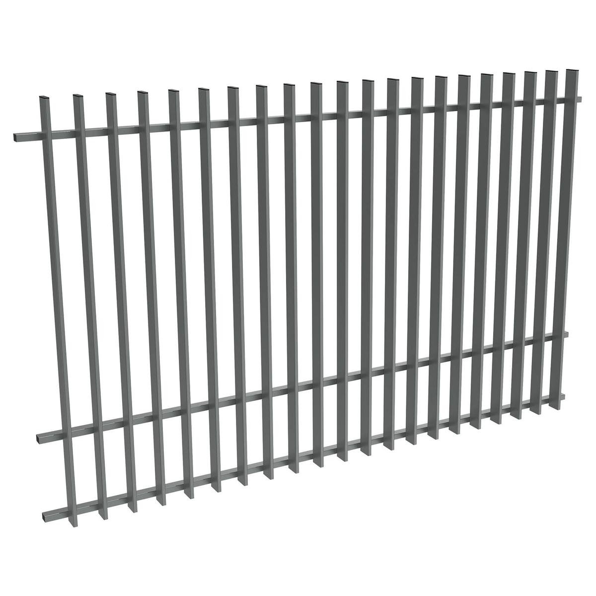 ProtectorAl 1201-2399W x 1500H Monument Aluminium Radiator Pool Fence ...