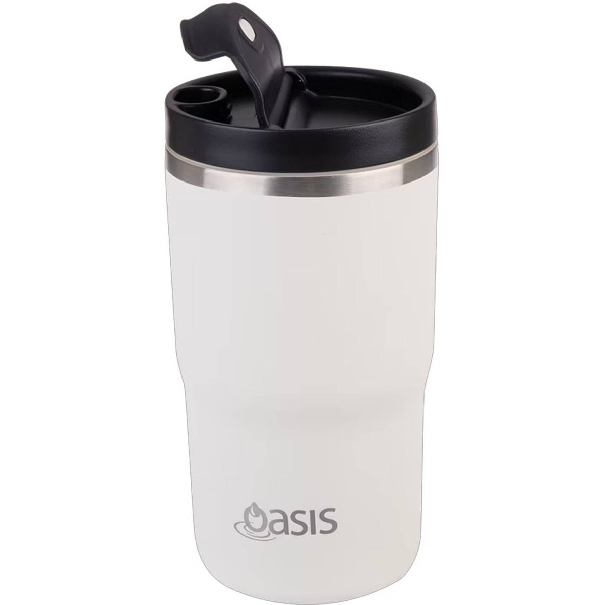 Oasis Ceramic Double Walled Insulated Travel Mug 480ml - Alabaster ...