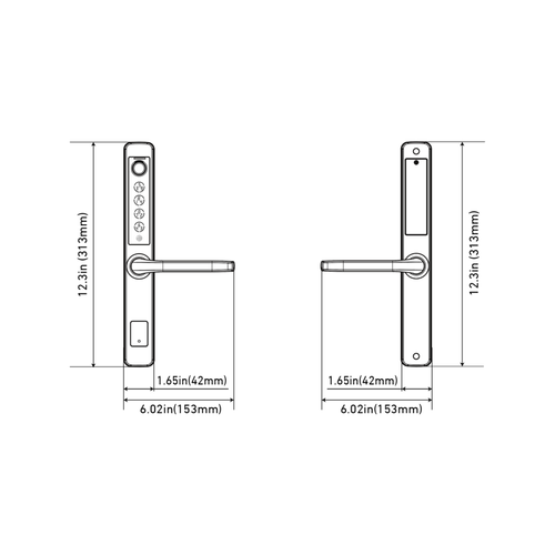 Lockly Guard Athena Smart Sliding Door Lock - Bunnings Australia