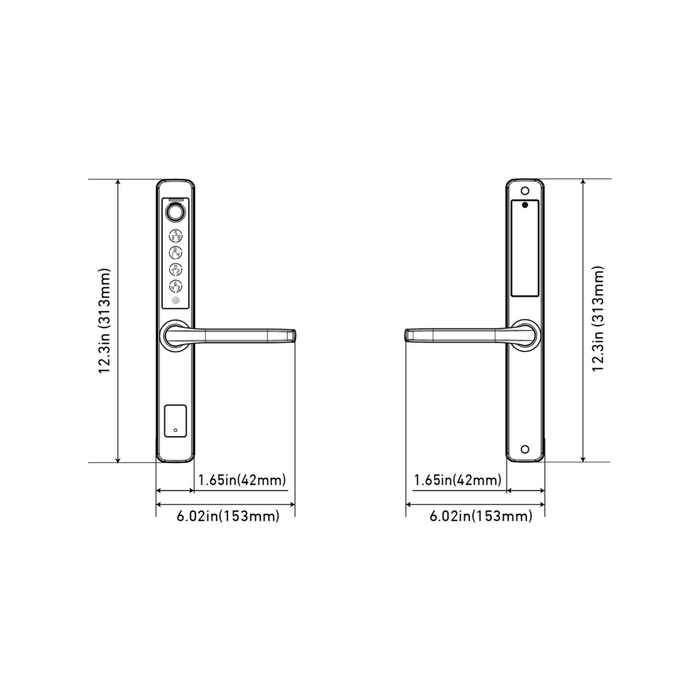 Lockly Guard Athena Smart Sliding Door Lock - Bunnings Australia