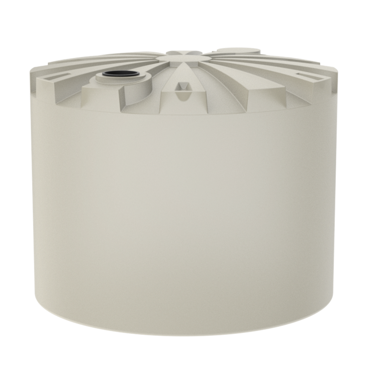 Melro Tanks 50000L Round Poly Water Tank - Beige - Bunnings Australia