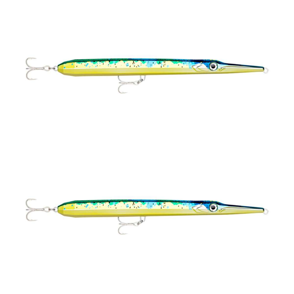 2x Rapala 22cm Flash X Skitter Floating Topwater Fishing Lures - Mahi ...