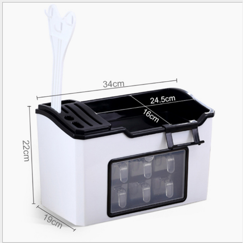 Multifunction Kitchen Utensils Condiment Storage Rack Seasoning Storage ...