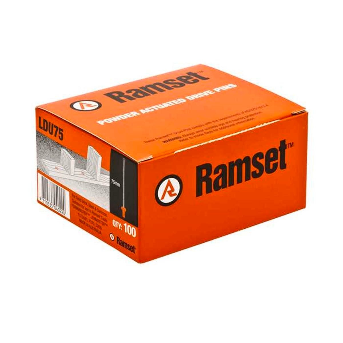 Ramset Drive Pin Low Velocity 8x 9x 75mm 100pk - Bunnings New Zealand
