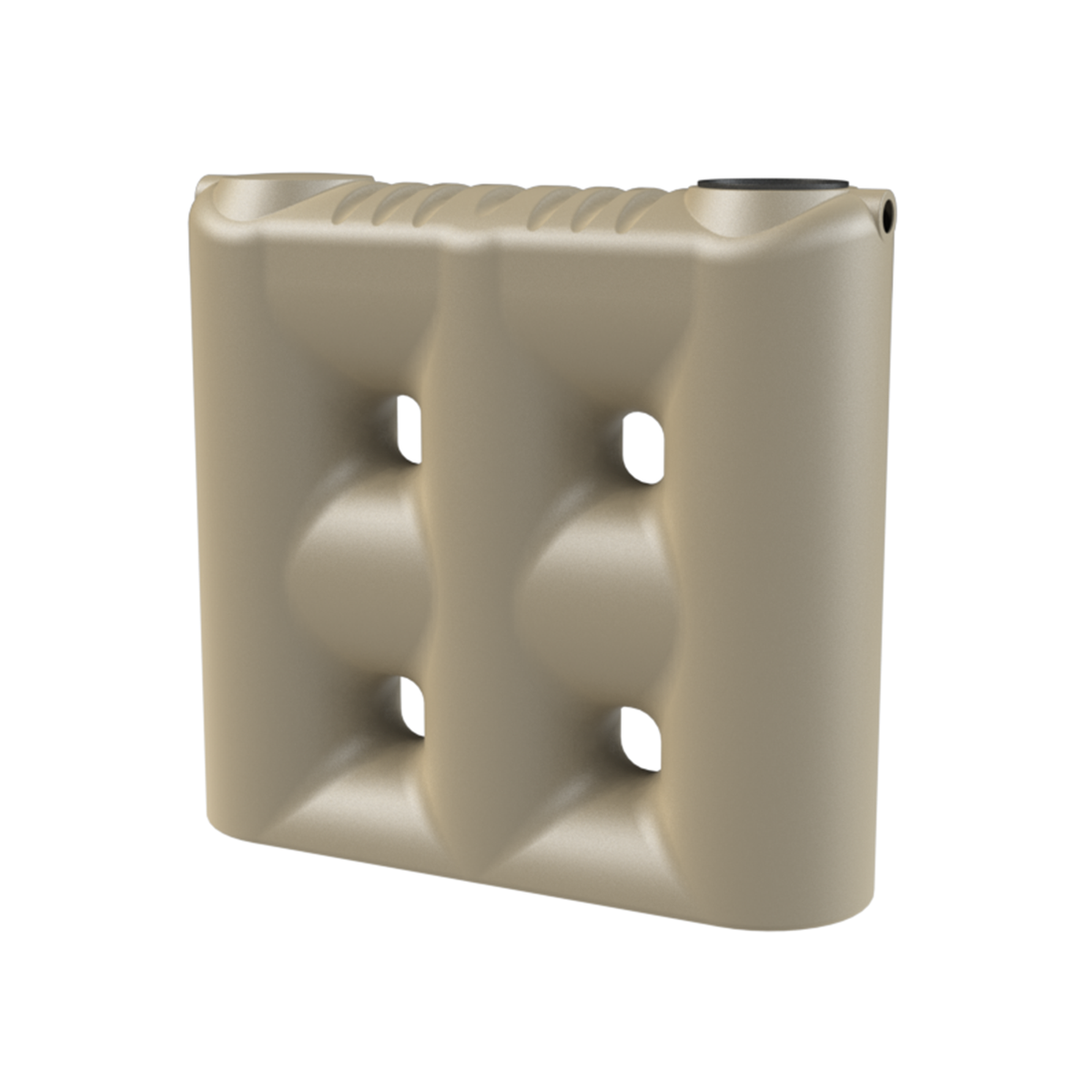 Melro Tanks 2000L Wheat Slimline 2020 Poly Water Tank - Bunnings Australia