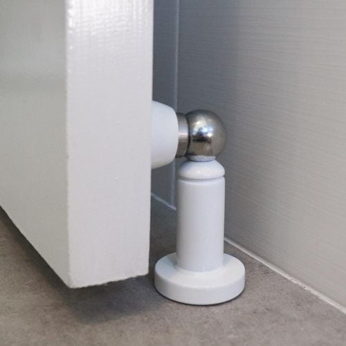 Adoored White Sphere Magnetic Door Stop - Bunnings Australia