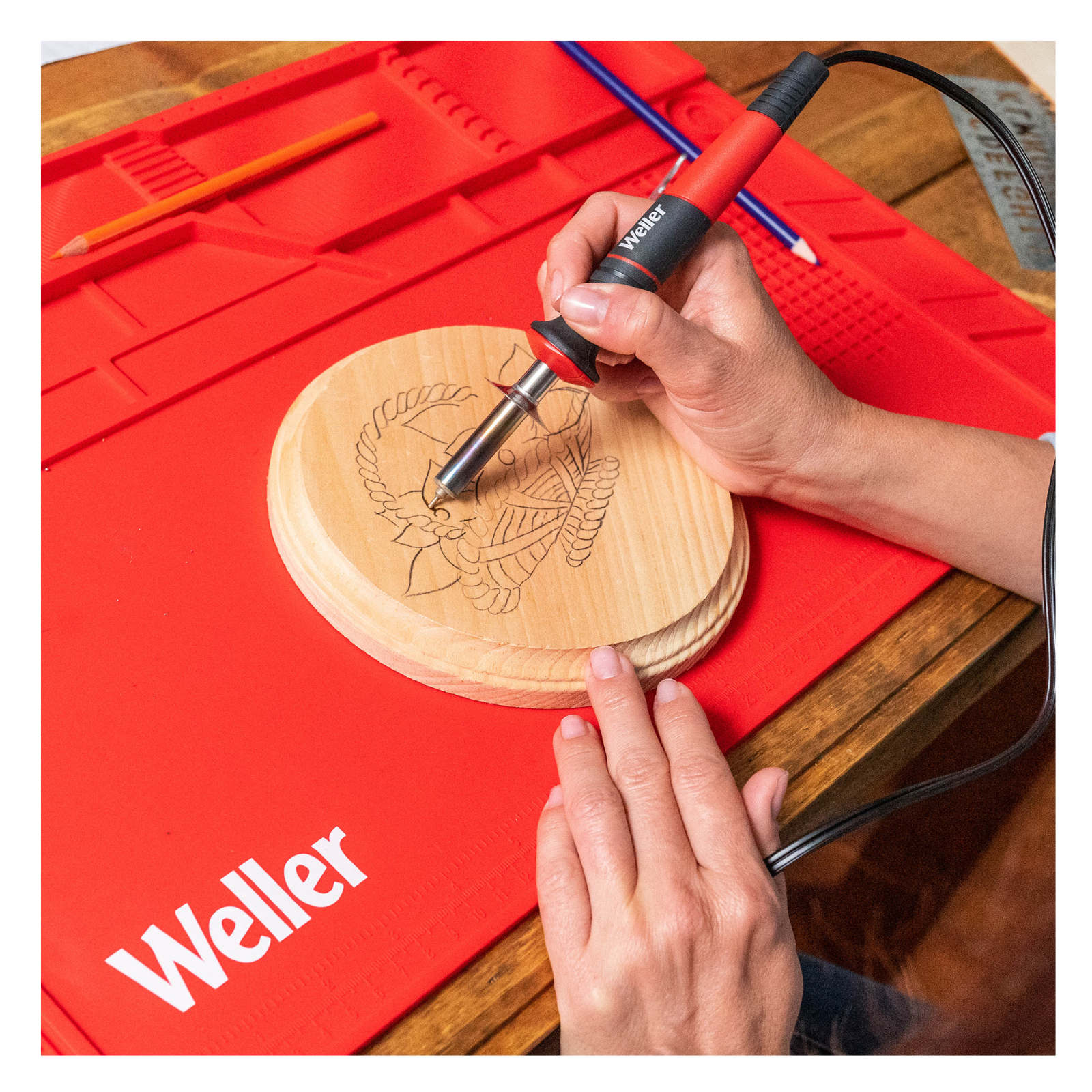 Weller 240V 25W 15 Piece Wood Burning Kit Bunnings Australia