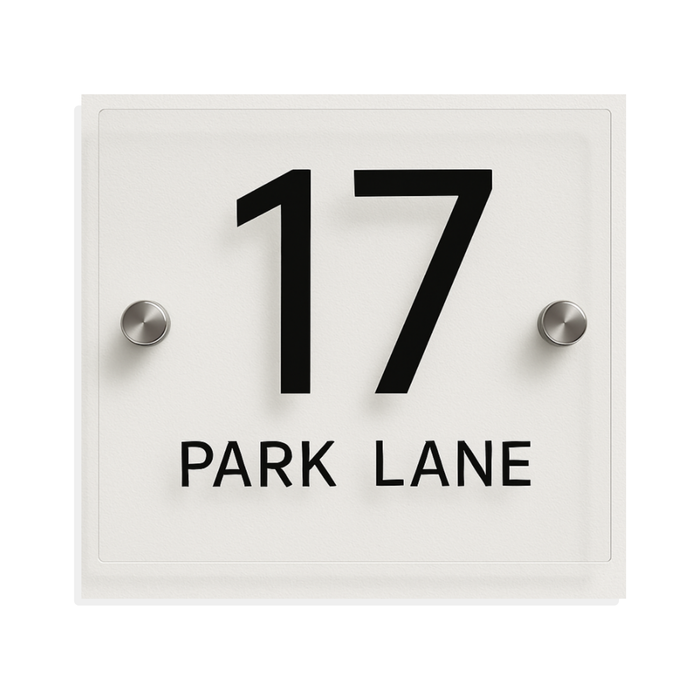 Numero Acrylic Vinyl Custom House Sign - Large - Bunnings Australia