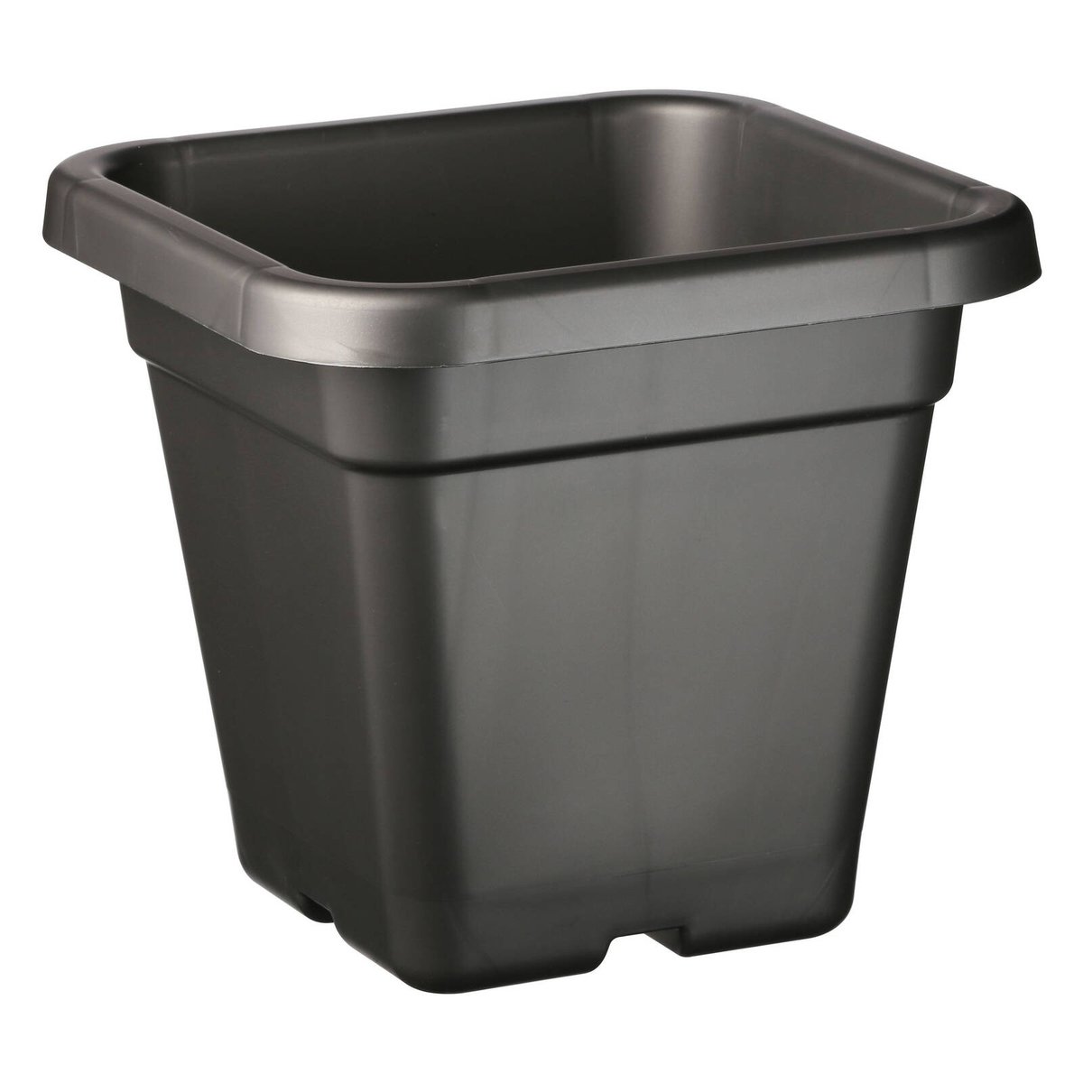 IP Plastics 10L 26cm Charcoal Square Pot - Bunnings New Zealand