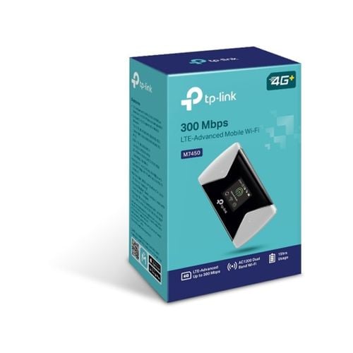 Tp-link M7450 300mbps 4g Lte Advanced Mobile Wifi Modem Dual Band Sim ...