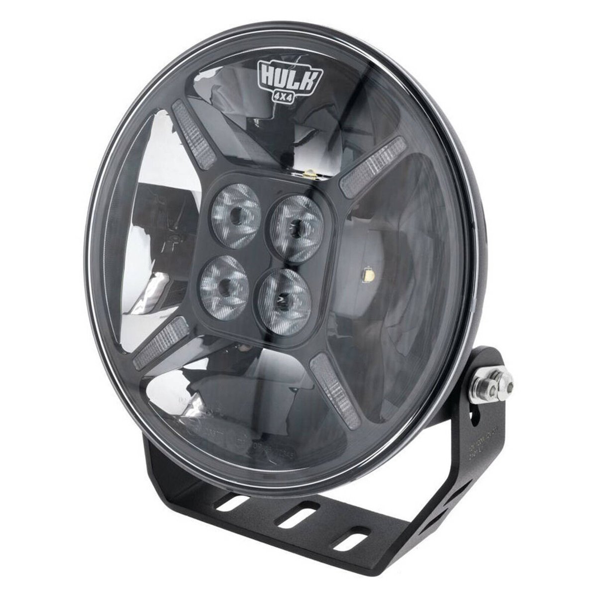 Hulk Pro Round LED Driving Light w/ Front Position Lamp 9inch Black ...