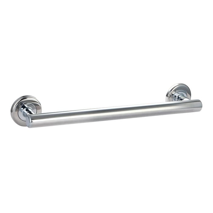 evekare 450mm Brushed Nickel Linear Grab Rail - Bunnings Australia