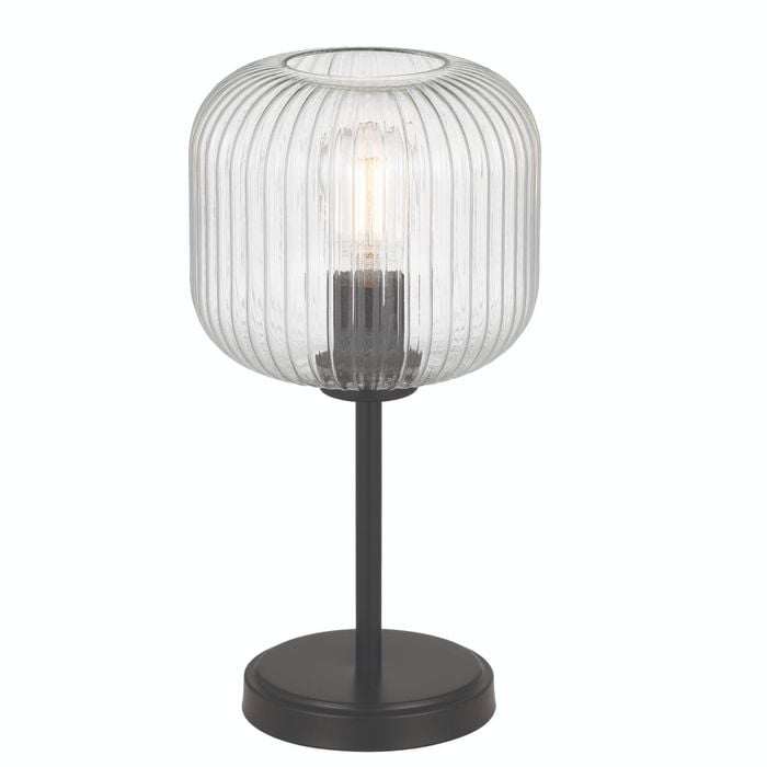 Telbix Black/Nickel Bobo Table Lamp - Bunnings Australia