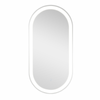 Barelli 900 x 450mm Frameless Pill Shape Front Lit LED Mirror ...