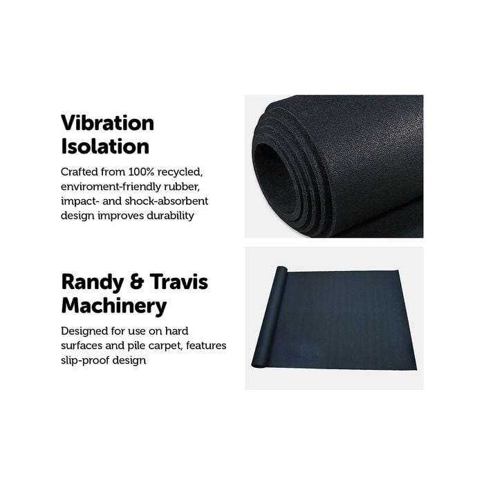 2m Gym Rubber Treadmill Floor Mat - Bunnings Australia