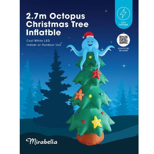 Mirabella Octopus Christmas Tree Inflatable - Bunnings Australia