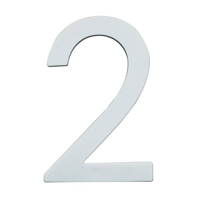 Sandleford 90mm Glow In Dark Acrylic House Number 2 - Bunnings Australia