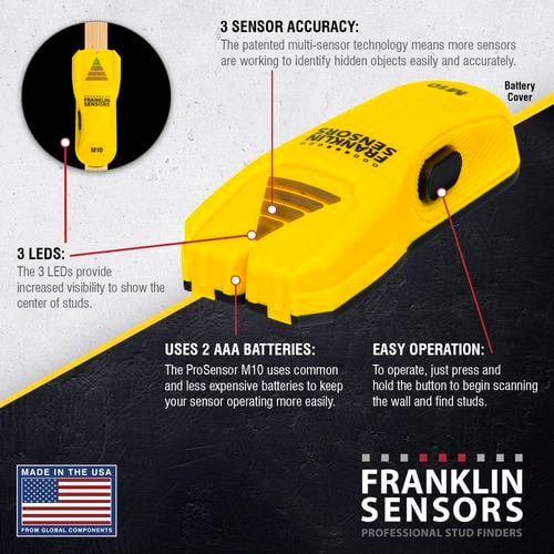 Franklin Sensors ProSensor M10 Professional Stud Finder - Bunnings ...