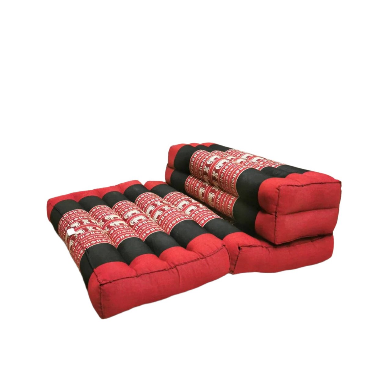 Zafu Meditation Cushion Set - 100% Kapok Fold Out Cushion Yoga Mat ...