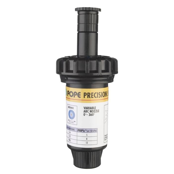 Pope 50mm Precision Spray Pop Up Sprinkler With Variable Arc Nozzle ...