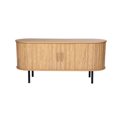 Curved Sideboard Ribbed Buffet Natural - Bunnings Australia