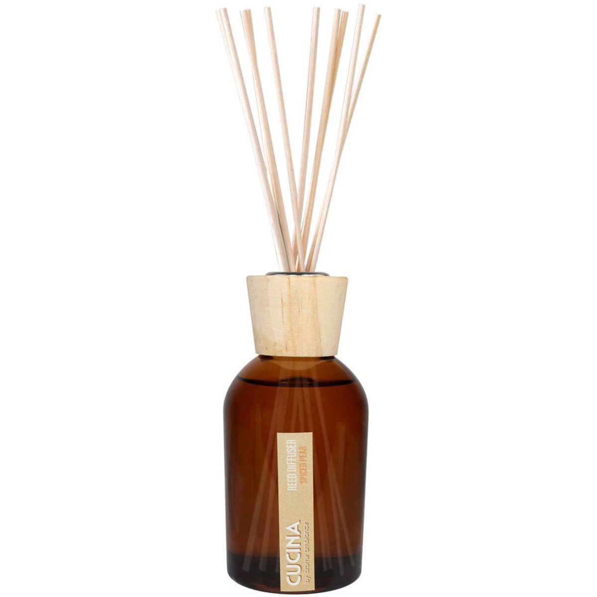 Arome Ambiance Cucuna Diffuser Spiced Pear Fragrance Oil w/ 8 Reeds ...