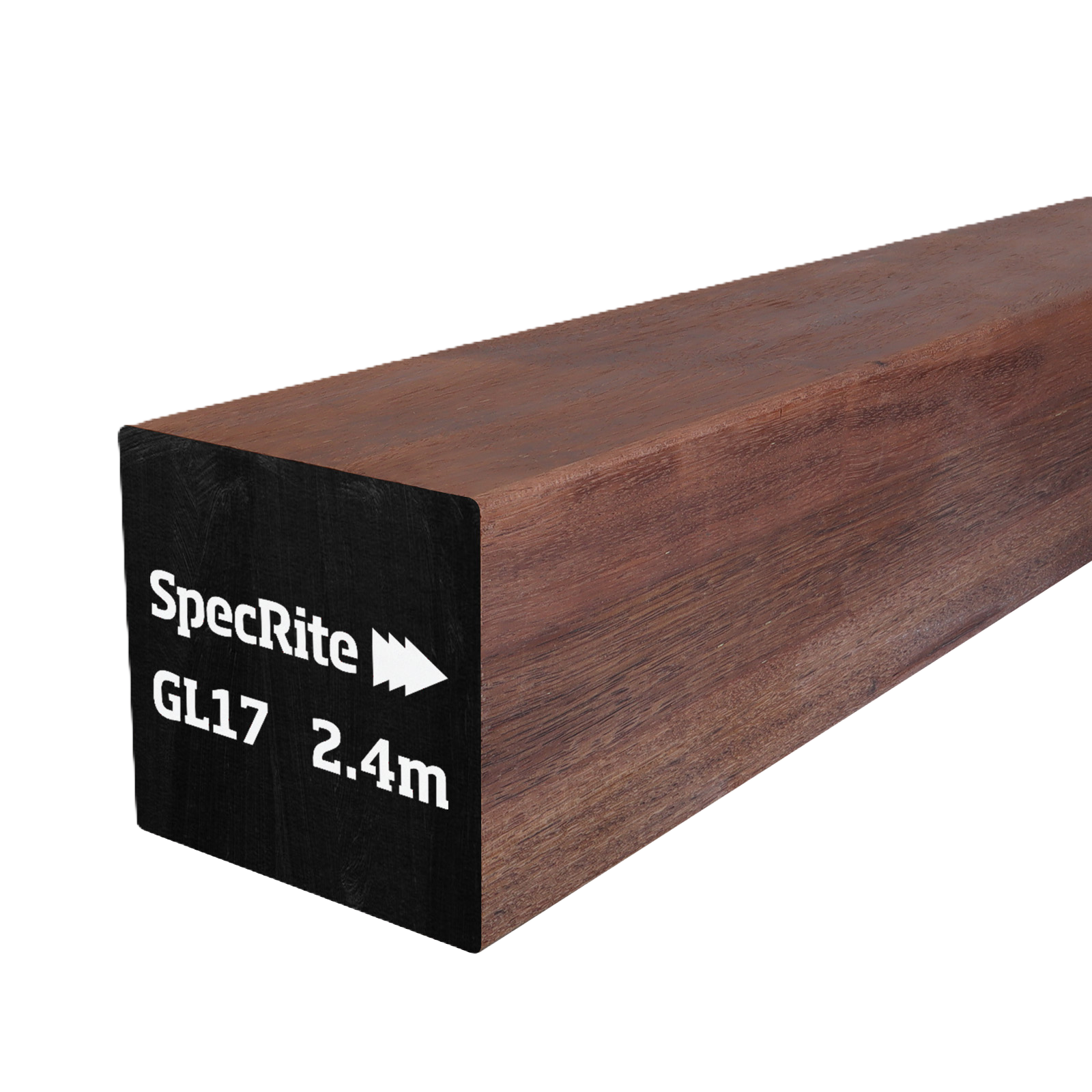 120 x 120mm 2.4m Post GL17 Pre-Oiled Merbau DAR | SpecRite