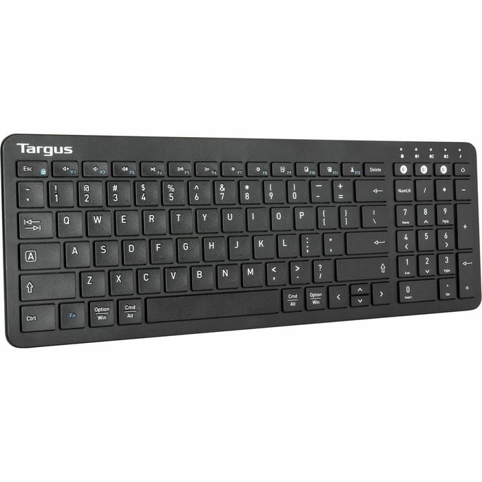Targus AKB863US Keyboard - English (US) - Black - Bluetooth - 5.1 ...